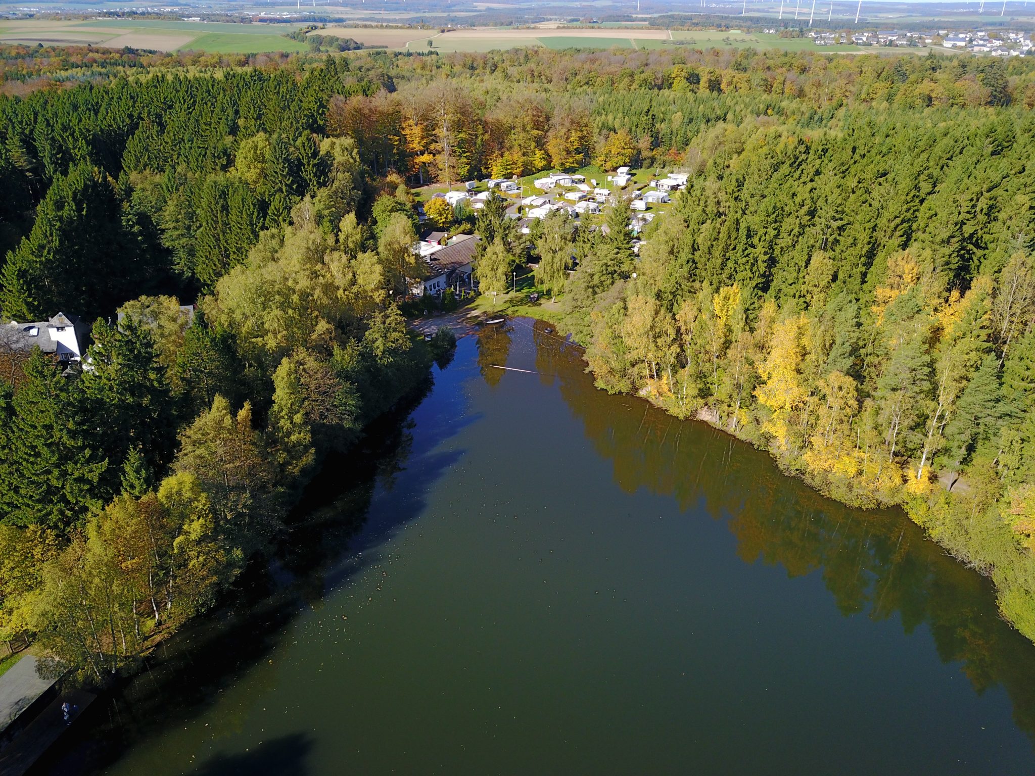 Campingplatz mit Badesee - Argenthal im Hunsrück